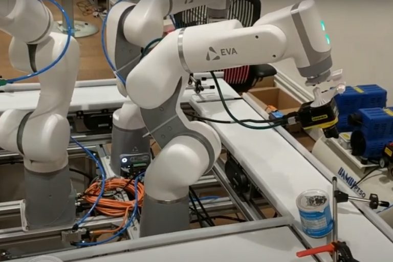 EVA ROBOT + COGNEX camera | Machine Vision | Automate Inspection ...
